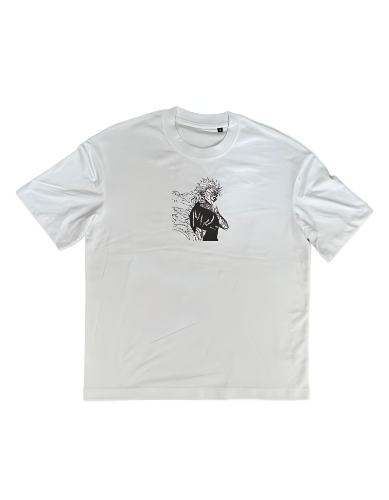 Tricou Brodat Gojo Manga - Duck98